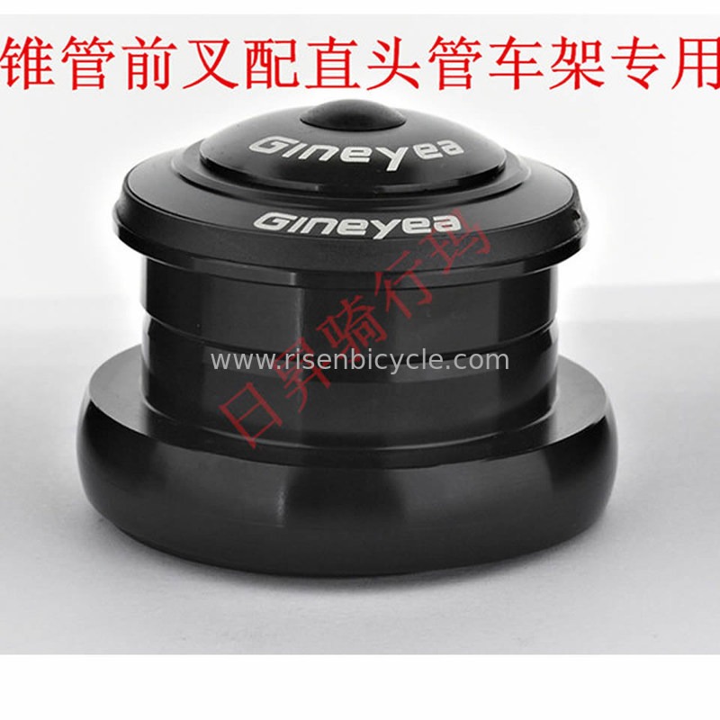 GINEYEA bicycle cnc external bearing headset upper 1-1/8" lower 1-1/2 ...