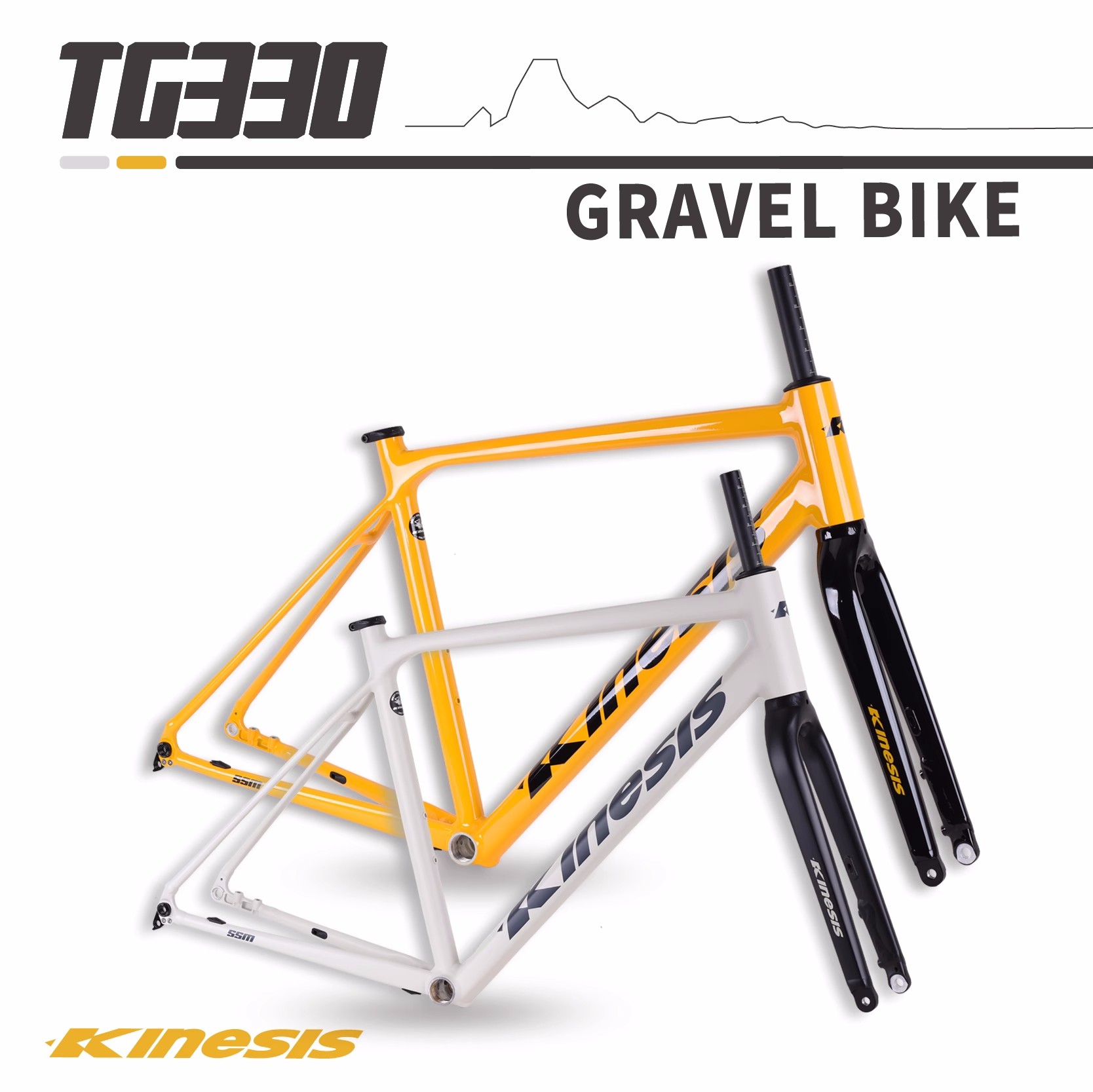 Lightweight Aluminum Gravel Bike Frame 700X38c Racing Road Bicycle