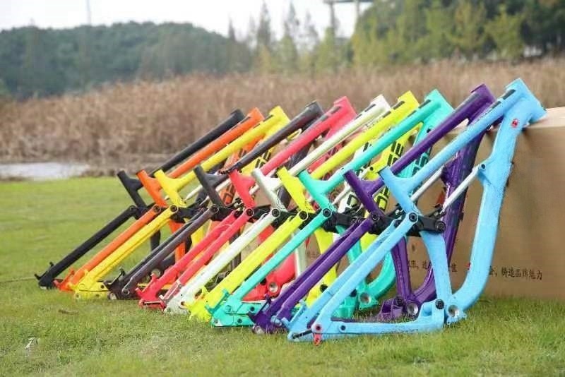 Aluminum Alloy Full Suspension Frame with Inner Cabling Routing System