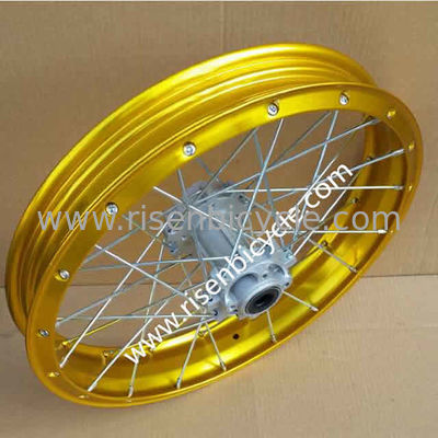 Motorcycle 2.15x17" Aluminum Alloy Tubeless Spoked Rim Seamless 28/32 ...