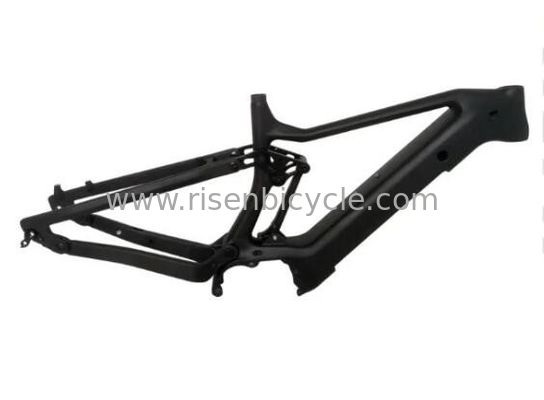 Customized MTB Full Suspension Carbon Bike Frame For 250W Bafang Mid ...