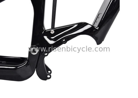 27.5Plus/29er Full Suspension Carbon Electric Bike Frame Bafang Mid ...