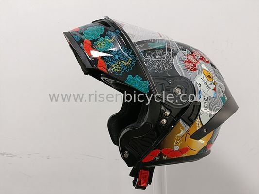 ABS Popular Flip up Helmets Motorcycle ECE 22.06 Certificate Helmet for ...