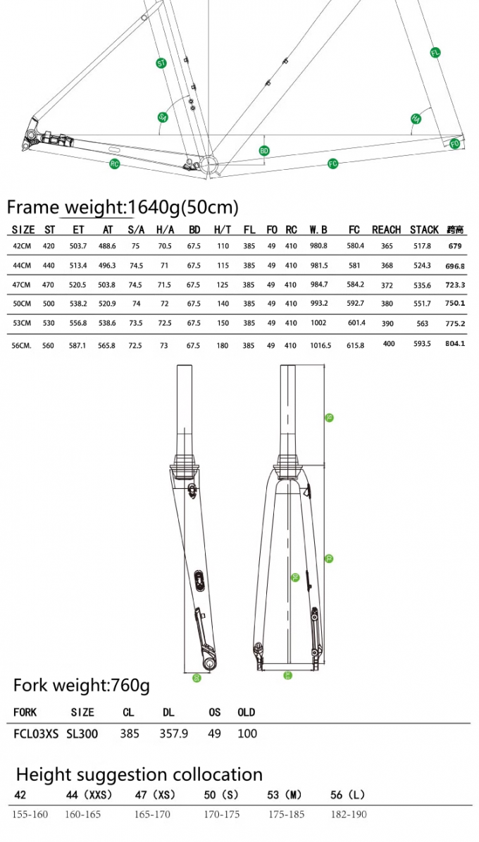 Disc Brake 700x32c Aluminum Road Bike Frame with Flat Mount and ...