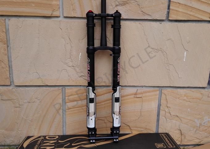 DNM USD-8 Dual Crown Inverted Fork Downhill Air Suspension Fork 8" Traval